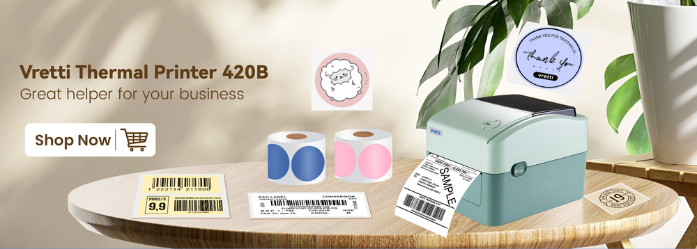 Vretti thermal printers, shipping label papers and stickers – VRETTI ...