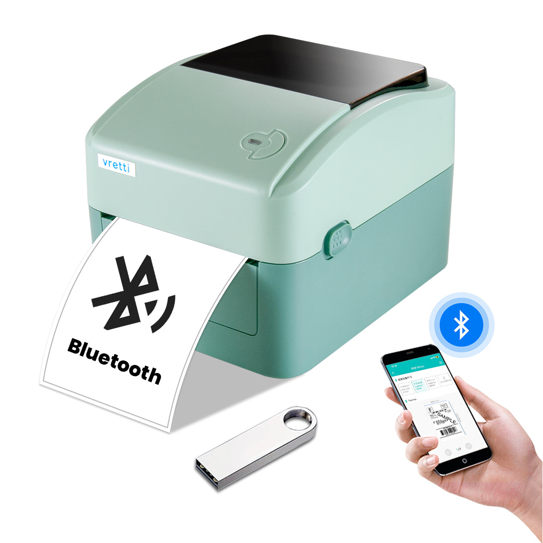 VRETTI 4 x 6Thermal Shipping Label Printer 420B USB + Bluetooth ...