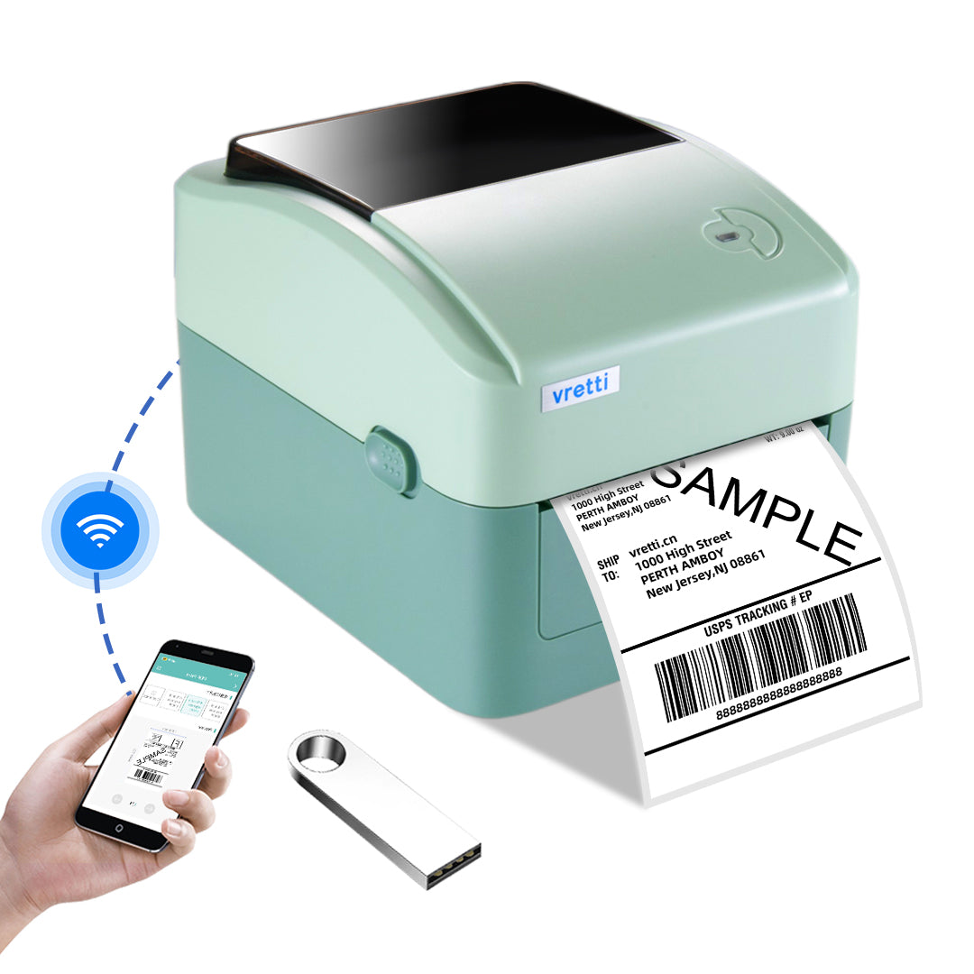 VRETTI 4 x 6Thermal Shipping Label Printer 420B USB+WIFI – VRETTI ...