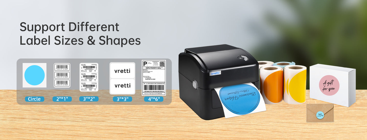 Vretti thermal printers, shipping label papers and stickers – VRETTI ...