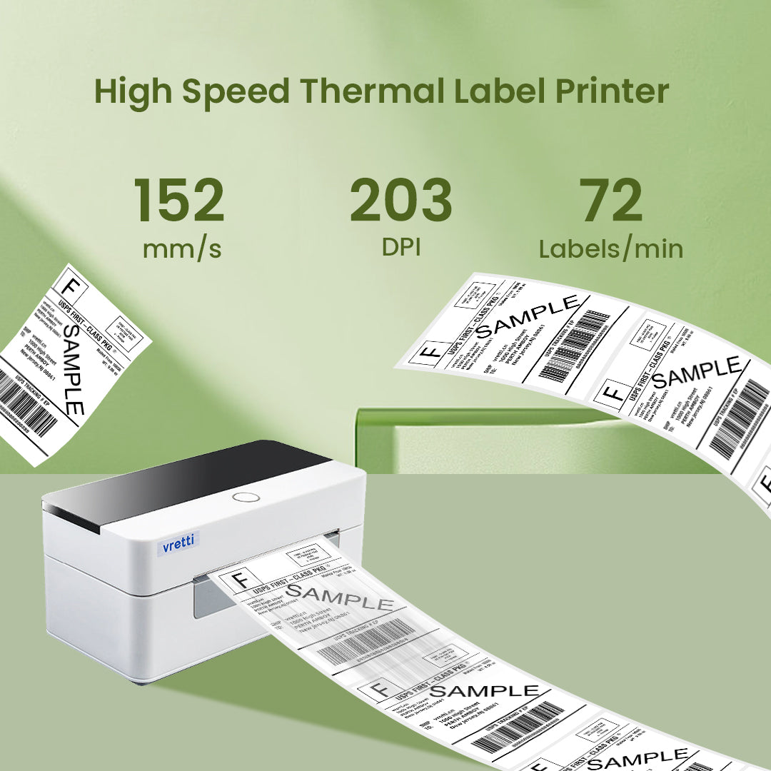 VRETTI 4x6 Thermal Shipping Label Printer D463B USB – VRETTI OFFICIAL ...